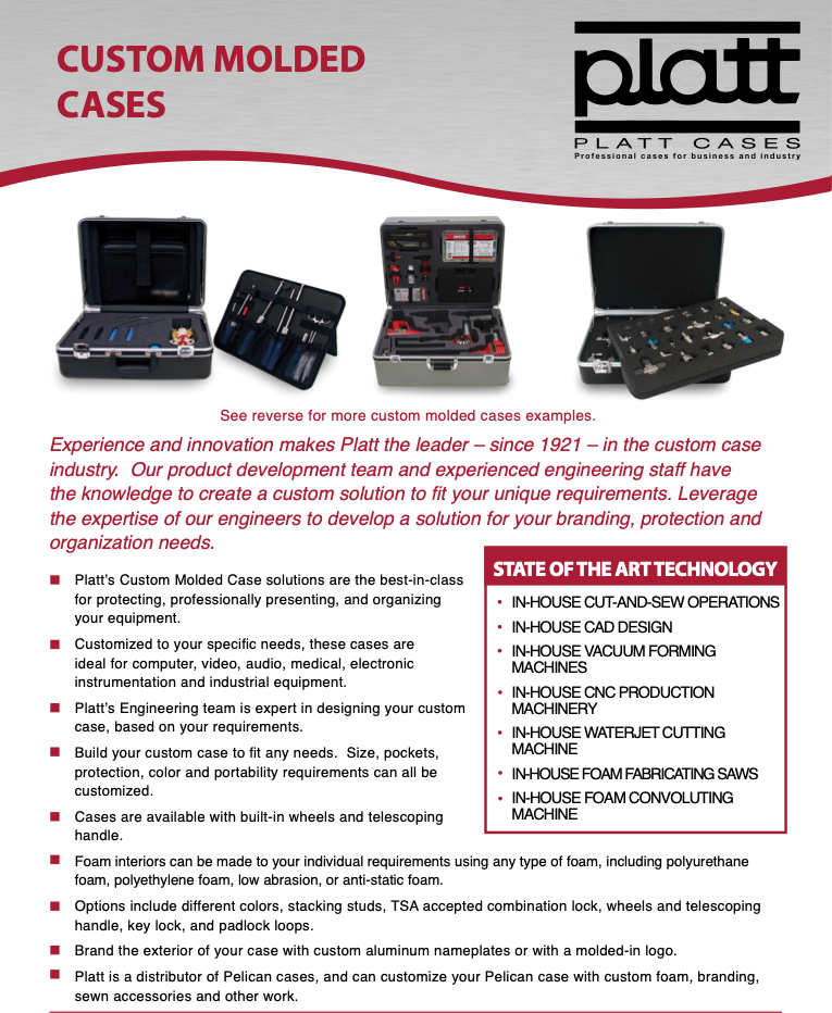 Platt Luggage | Plastic Carrying Cases | Heavy Duty HMW Cases